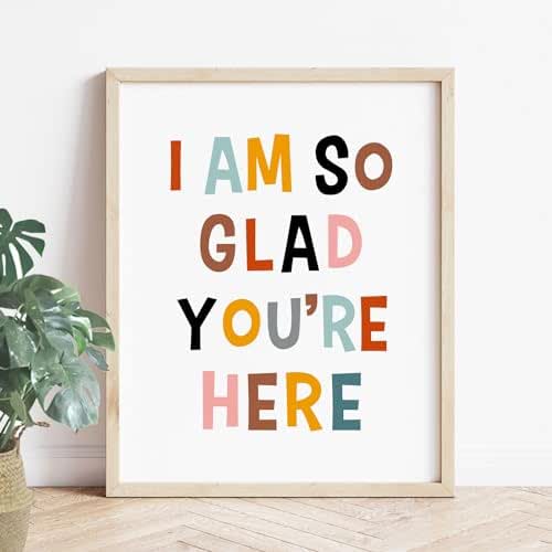 Amazon.com: I Am So Glad You Are Here, Boho Classroom Decor, Classroom ...