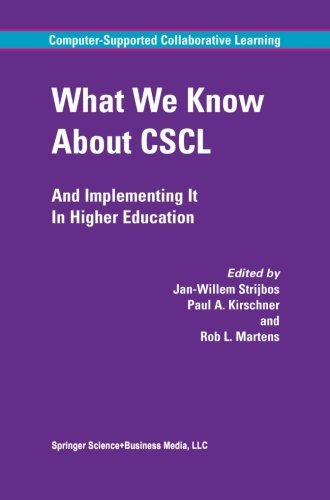 What We Know About CSCL: And Implementing It In Higher Education ...