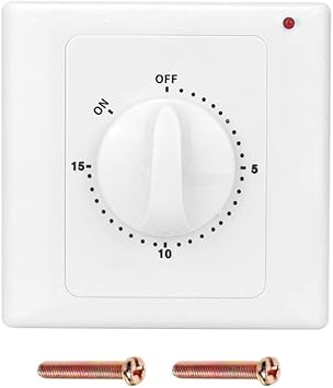 NUEAYMS Time Switch Sockets Countdown Timer Digital Timer Control Switch Socket Cover Automatic ...