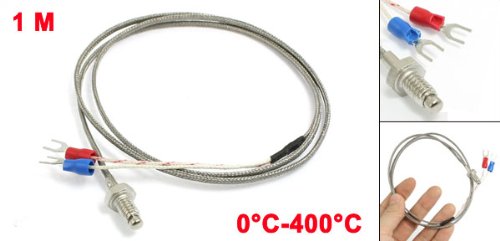 sourcingmap 0-400C K Type 6mm 1M Temprature Controller Thermocouple ...