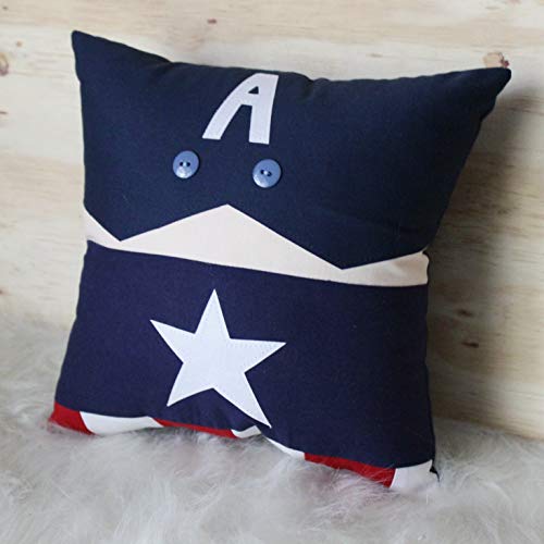 Amazon.com: Captain America Decorative Pillow Marvel Avengers Home ...