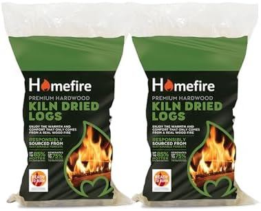 Homefire Kiln Dried Hardwood Logs,for Wood Burners, Open Fires, Multi ...