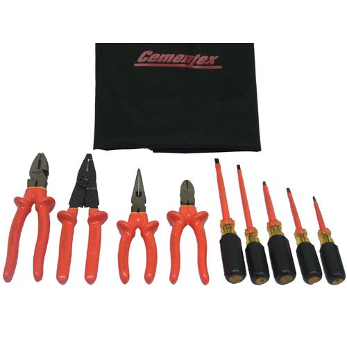 Cementex TR-9ELK 9-Piece Insulated Tool Kit: Amazon.com: Tools & Home ...