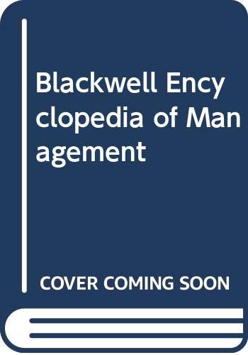 The Blackwell Encyclopedia of Management: 12 Volume : Cooper, Cary L ...