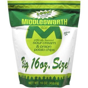 Amazon.com: Middleswarth Chips, Sour Cream & Onion, 16-Ounce (Pack of 2)
