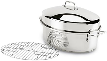 Amazon.com: KITESSENSU Extra Large Roasting Pan with Lid - Nonstick ...