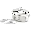 Amazon.com: All-Clad Specialty Stainless Steel Covered Oval Roaster 3 ...