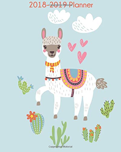 2018-2019 Planner: Cute Llama Planner / October 2018 - December 2019 / ...