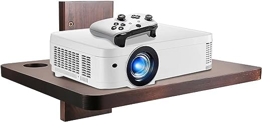 carpentray Floating Projector Wall Mount DVD Shelf Wooden Floating ...