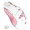 Amazon.com: DAREU Sakura Pink Wireless Gaming Mouse with Charging Dock ...