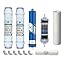 Shapure Yearly Alkaline RO Service Kit with 100 GPD Membrane, Original ...