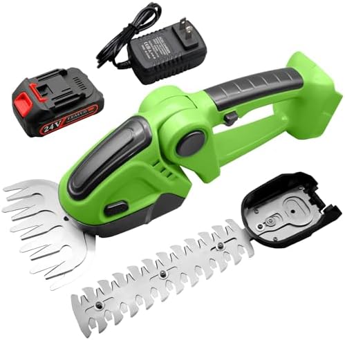 Amazon.com : WORKPRO 12V Cordless Grass Shear & Shrubbery Trimmer - 2 ...