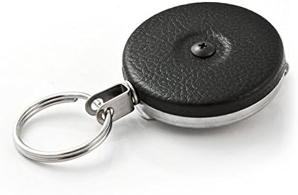 TALONITE 1 Pack Heavy Duty Retractable Keychain with Belt Clip, 360 ...