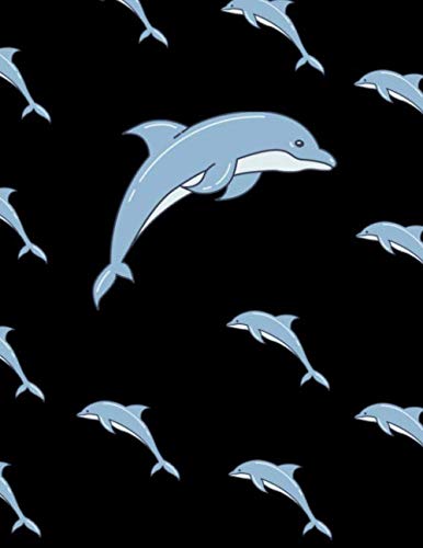 Dolphin Notebook: for Girls 8.5" x 11" Composition Note Book College ...