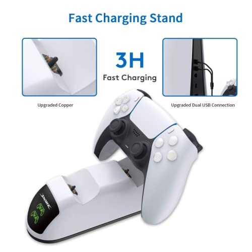 Snapklik.com : NexiGo Dobe Upgraded PS5 Controller Charger, Dual ...