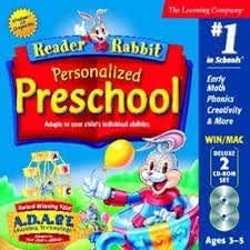 Reader Rabbit Personalized Preschool Deluxe (2 CD-ROM Set) (Compatible ...
