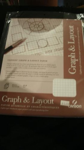 Canson Graph & Layout Paper 8.5 * 11, 30 Loose Sheets : Amazon.in ...