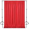 Amazon.com: DWCN 10x7 FT Red Backdrop Curtains for Parties, Photography ...