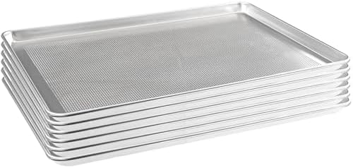 Amazon.com: WINWARE 18" x 26" Alu Sheet Pan, Perforated, 18 Gauge ...