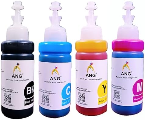 ANG Universal Ink Refill for Use in CISS Tanks for H.p. and Canon Printers and Cartridges -100g ...