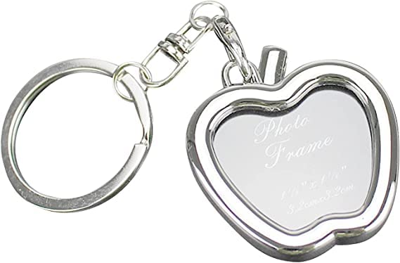 Buko Mini Photo Keychain Small Customized Picture Frame Stainless Steel ...