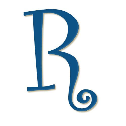 aBaby Curlz Letter, R, Navy Blue : Amazon.in: Home & Kitchen