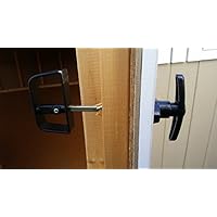 Amazon.com: Shed Door T-Handle Lock Kit - Includes 2 Keys, 2 Screws ...