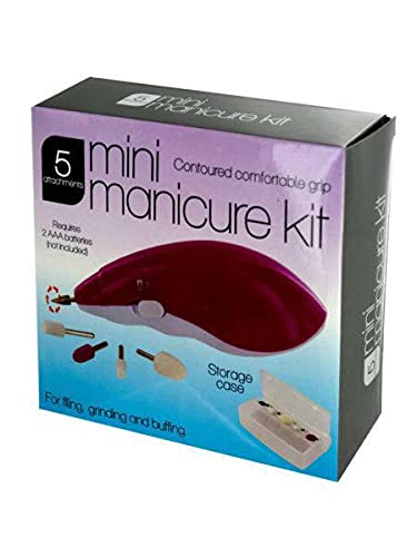 Amazon.com: Mini Battery Operated Manicure Kit - Set of 6 : Beauty ...