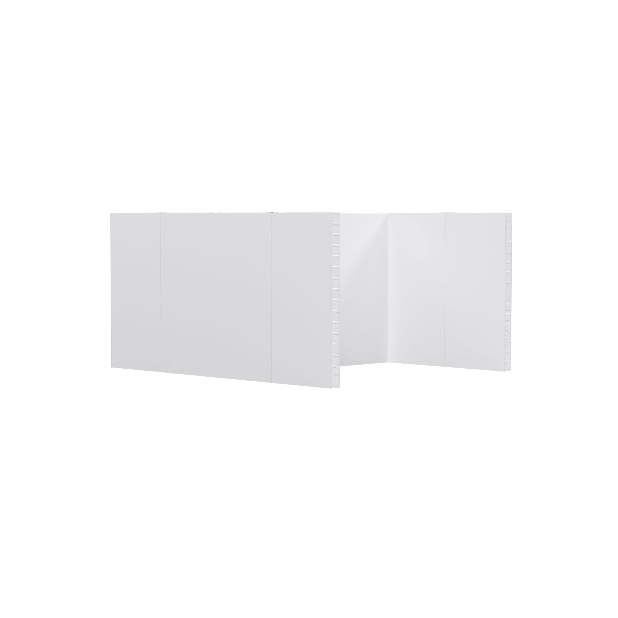 Buy EverPanel 2 Space Office Cubicle Kit - 6'6" x 8' x 4' - White ...