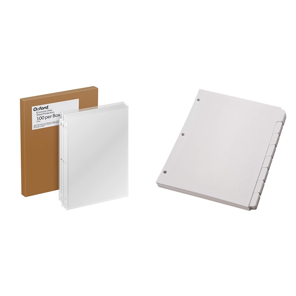 Snapklik.com : Sheet Protectors, Clear Finish, Top Load, Letter Size ...