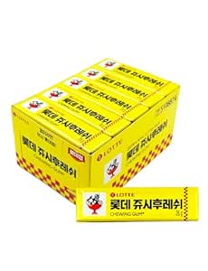 Amazon.com: KULOSORY Lotte Chewing Gum 15ea (1box) (JUICY FRESH)
