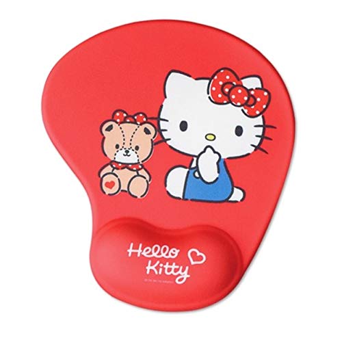 Hello Kitty Mouse Pad, Mouse Pad with Gel Wrist Support 9.0" X 7.8 ...
