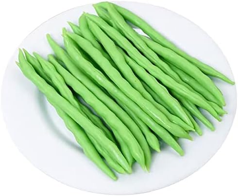 Amazon.com: Mellshy 6Pcs Simulation Green Beans Artificial Vegetables ...