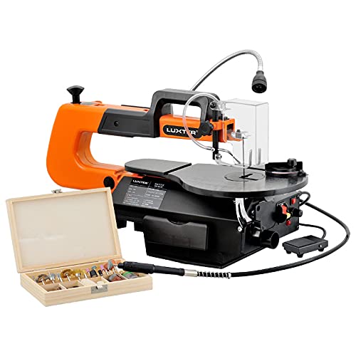 LUXTER TSSM-12 16" Professional Scroll Saw120 Watt Powerful Motor ...