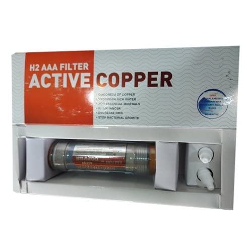 Freemind Transparent H2 Alkaline Active Copper Filter Cartridge for All Types of RO UV Water ...