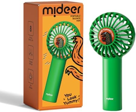 Amazon.com: MiDeer Mini Portable Fan, 3 Speed Powerful Handheld Fan ...