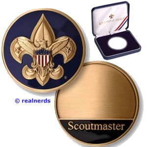Amazon.com: Boy Scouts Scoutmaster Award Coin with Presentation Case ...