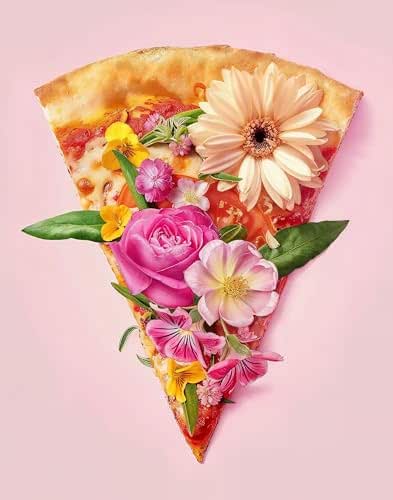 Amazon.com: Pretty in Pink Pizza: 18x24 Unframed Poster - Floral ...