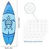 Amazon.com: FXMHEHBB 60 Pcs Surfboard Cutouts with Glue Points, Hawaii ...
