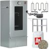 ITA Fumoir Électrique 7000 - Ensemble Smoker avec Chauffage, Table ...