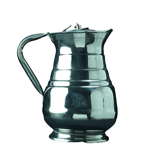 Buy Pure Stainless Steel Water jug with lid and Handle Size -7 Online ...