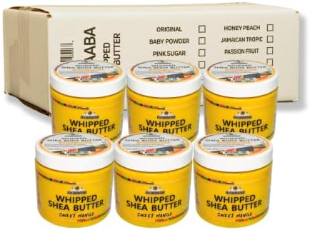 Amazon.com : AKWAABA Whipped Shea Butter (Sweet Mango) | 12 oz ...