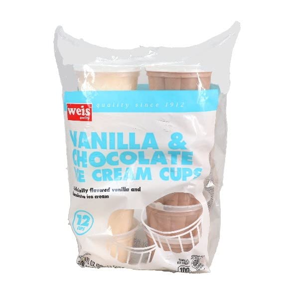 Amazon.com: Weis Quality, Novelty Ice Cream Vanilla & Chocolate Sundae ...