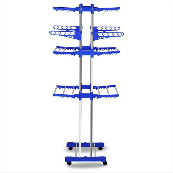 Stainless Steel Cloth Drying Stand : Amazon.in: Home & Kitchen