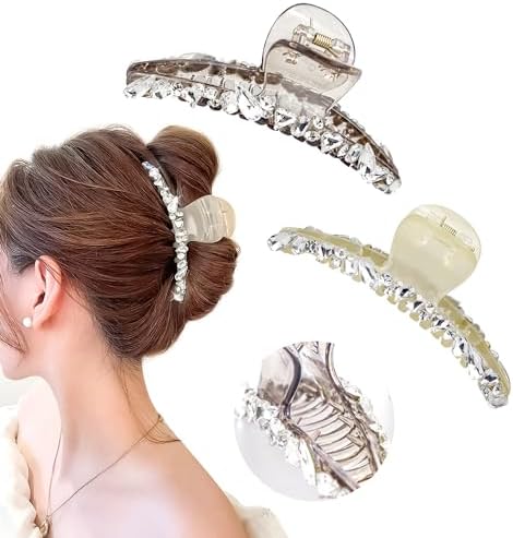 Amazon.com : LINXUXIE Metal Claw Hair Clips For Women and Girls ...
