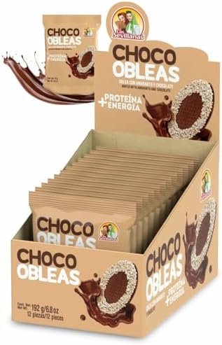 Amazon.com : Las Sevillanas Obleas con Dulce de Leche – Mini Caramel ...