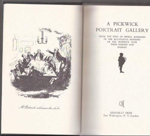 A Pickwick portrait gallery from the pens of divers admirers of the ...