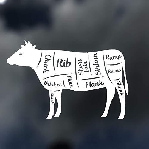 Amazon.com: Custom Vinyl Farmhouse Cow Decal Personalized Farm Bumper ...