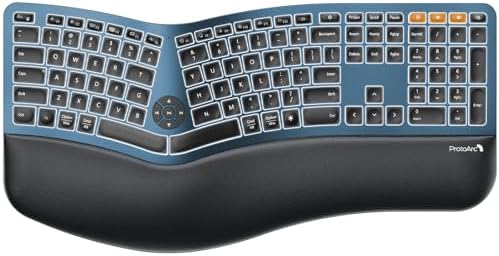 Amazon.com: X9 Performance Split Wireless Keyboard with Trackball ...
