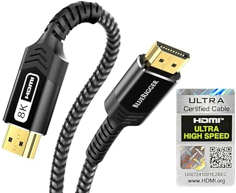 Amazon.com: StarTech.com 10ft (3m) HDMI 2.1 Cable 8K - Certified Ultra ...